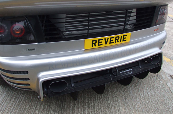 Noble Carbon Fibre Rear Diffusers