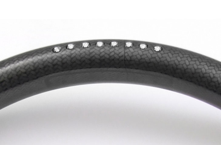 Rally 330 Carbon Fibre Steering Wheel, Integrated MoTec SLM, Trimmed ...