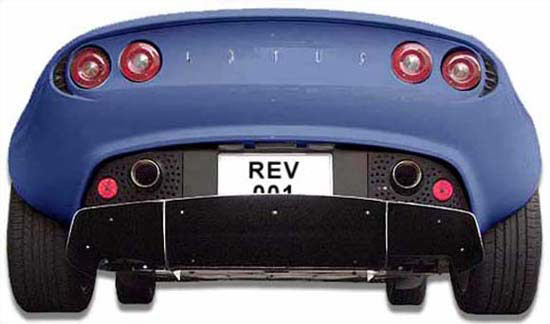 Lotus Elise S2 (Std)/2-Eleven Carbon Rear Diffuser - 3 Element - Lotus ...