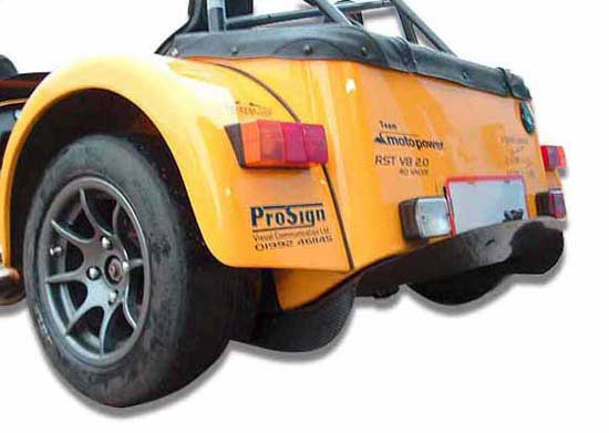 Caterham 7 SV (Wide) Carbon Fibre Rear Diffuser - for De-Dion Axle ...
