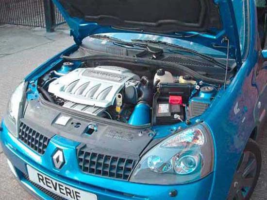 Renault Clio 182 2.0 Air Induction Kit with Oil Vent Breather - Alloy ...