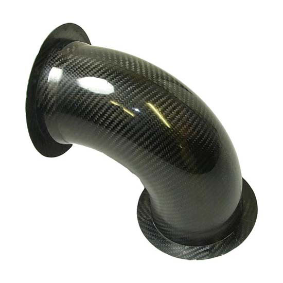Air Intake/Inlet Pipe - 100mm 90deg Long Elbow Centre Radius Outlet ...