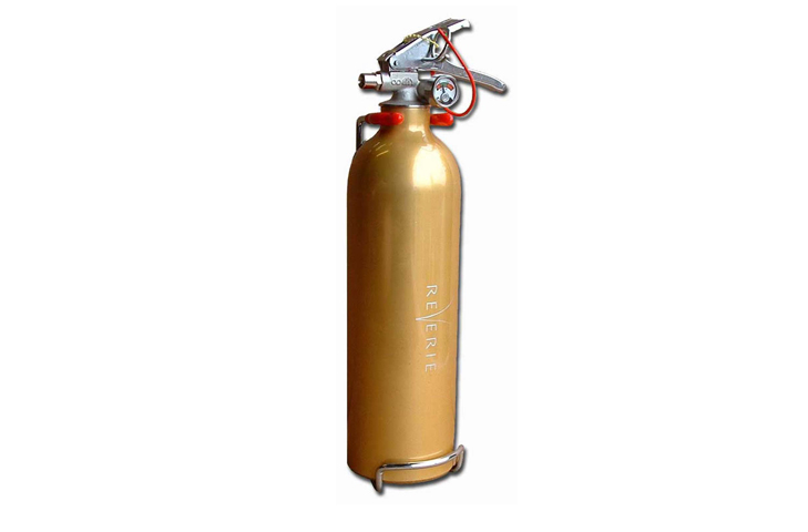Midas Gold-Anodised 0.9l Fire Extinguisher (AFFF)