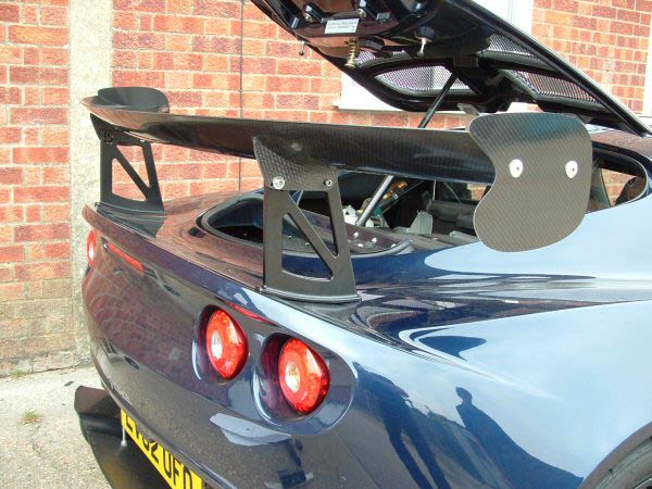 Lotus Elise/Exige S2 Fixed Clamshell Mounted Rear Wing